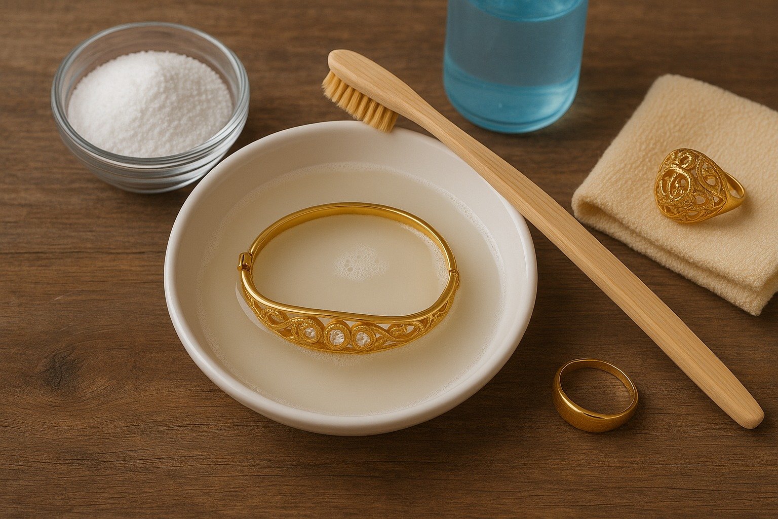 Clean Gold Jewellery at Home Easily - Knowledge